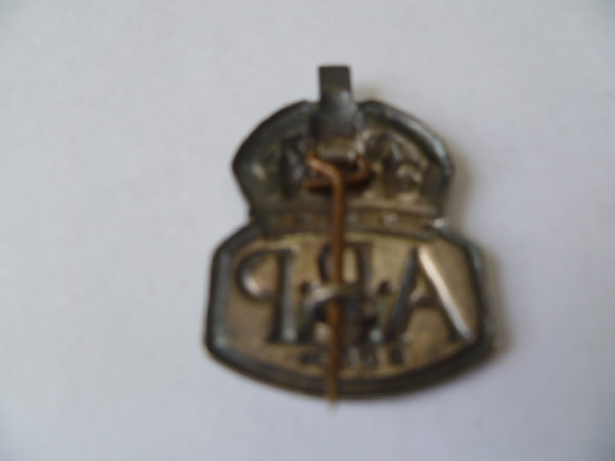 home front ARP large type silver hall marked PIN BACK usually womens i ...