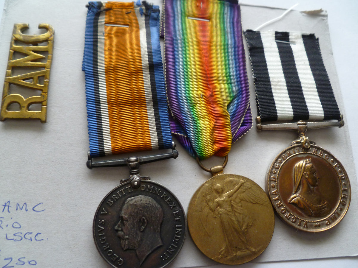 ww1 pair and st john l/s medal RAMC – Militaria Shop
