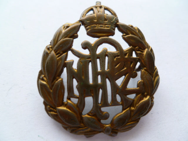 NEW ZEALAND RNZAF cap badge WWII k/c brass – Militaria Shop