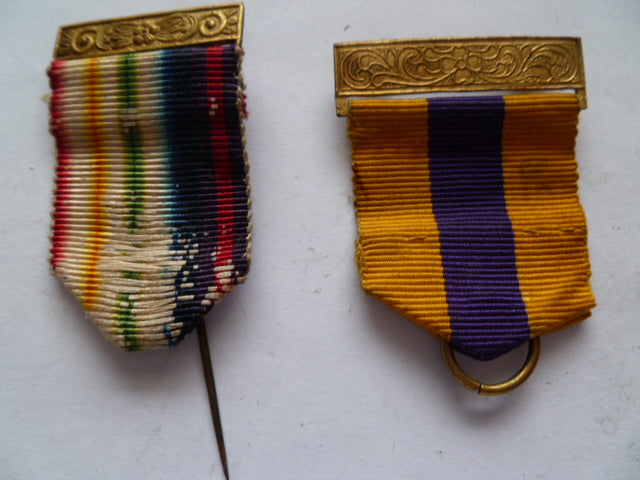 masonic ribbons 2 used as mounted – Militaria Shop