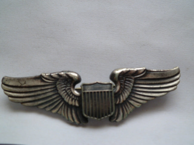 usa ww2 AAC full size wing PILOT marked sterling – Militaria Shop