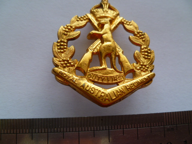 australia rar cap badge skippy m/m gilt ex cond – Militaria Shop