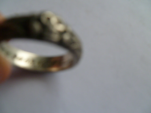 german ww2 SS wedding ring about size 11 ex cond NAMED – Militaria Shop