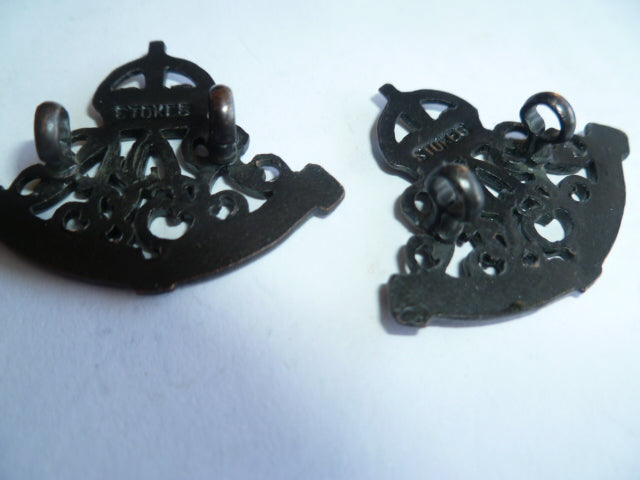 aust army 30/42 artillery pair collars m/m stokes – Militaria Shop