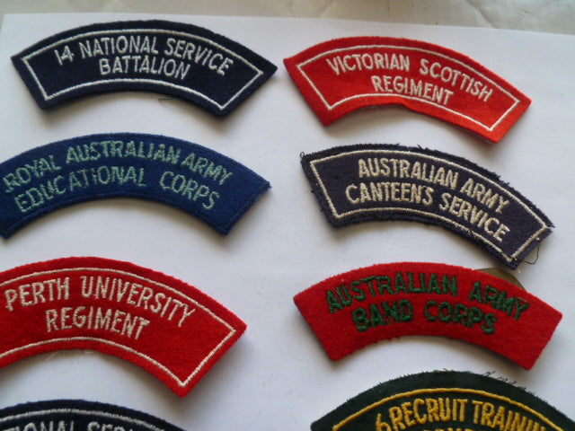 aust army ww2 lot 10 diff titles – Militaria Shop