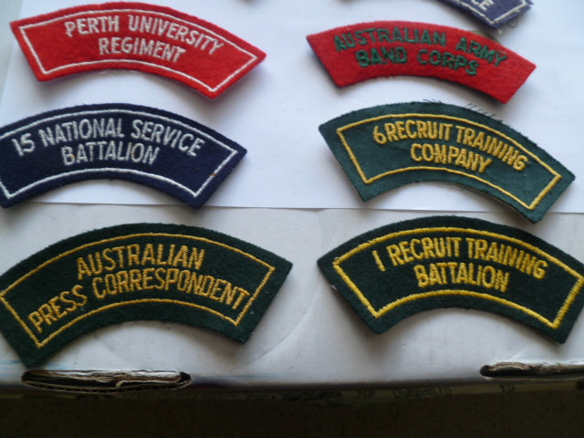 aust army ww2 lot 10 diff titles – Militaria Shop