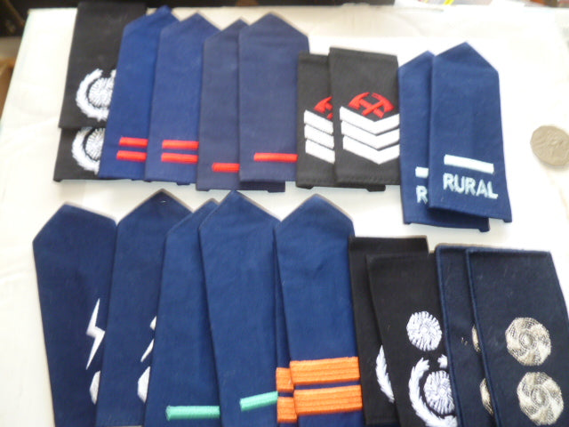 aust fire brigade lot of as new cond eppaulettes – Militaria Shop
