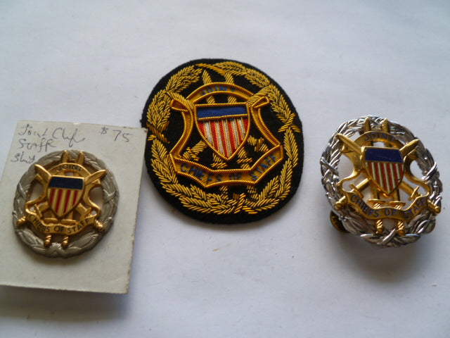 usa 3 joint chiefs of staff badges ex cond – Militaria Shop