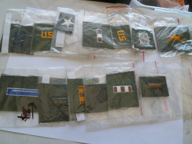 usa rank and bos cloth all good cond – Militaria Shop