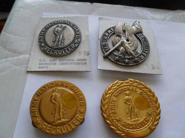usa recruiters lot 4 chest badges – Militaria Shop